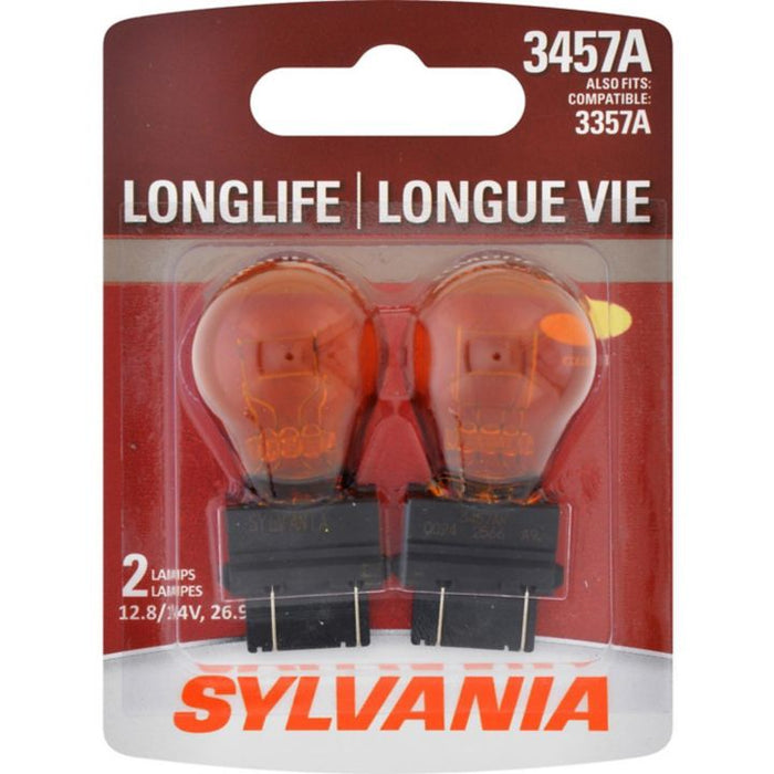 3457ALL.BP2 3457A Amber Sylvania Long Life Mini Bulbs — Partsource