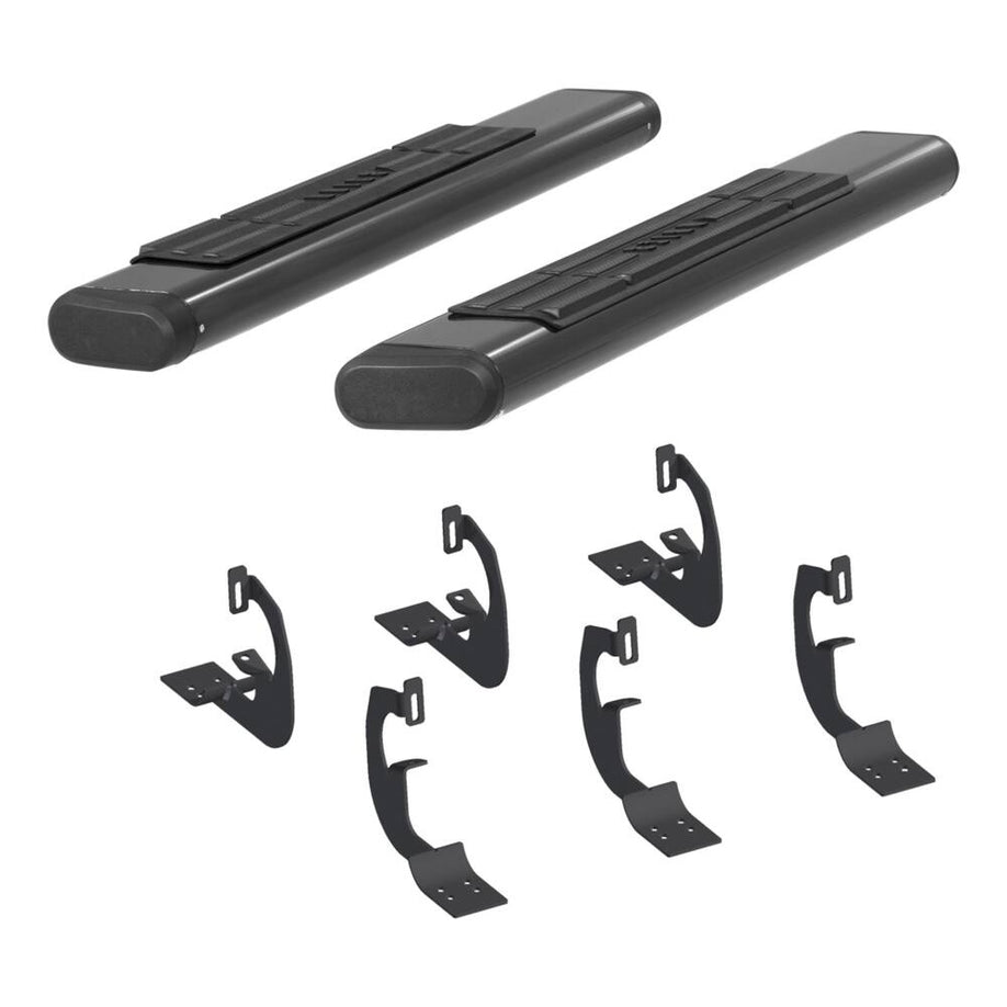4445022 Aries 6 Oval Side Bar Kit, Black
