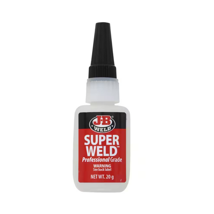 JB Weld Super Weld Professional Grade Instant Adhesive Glue, Clear, 20 ...
