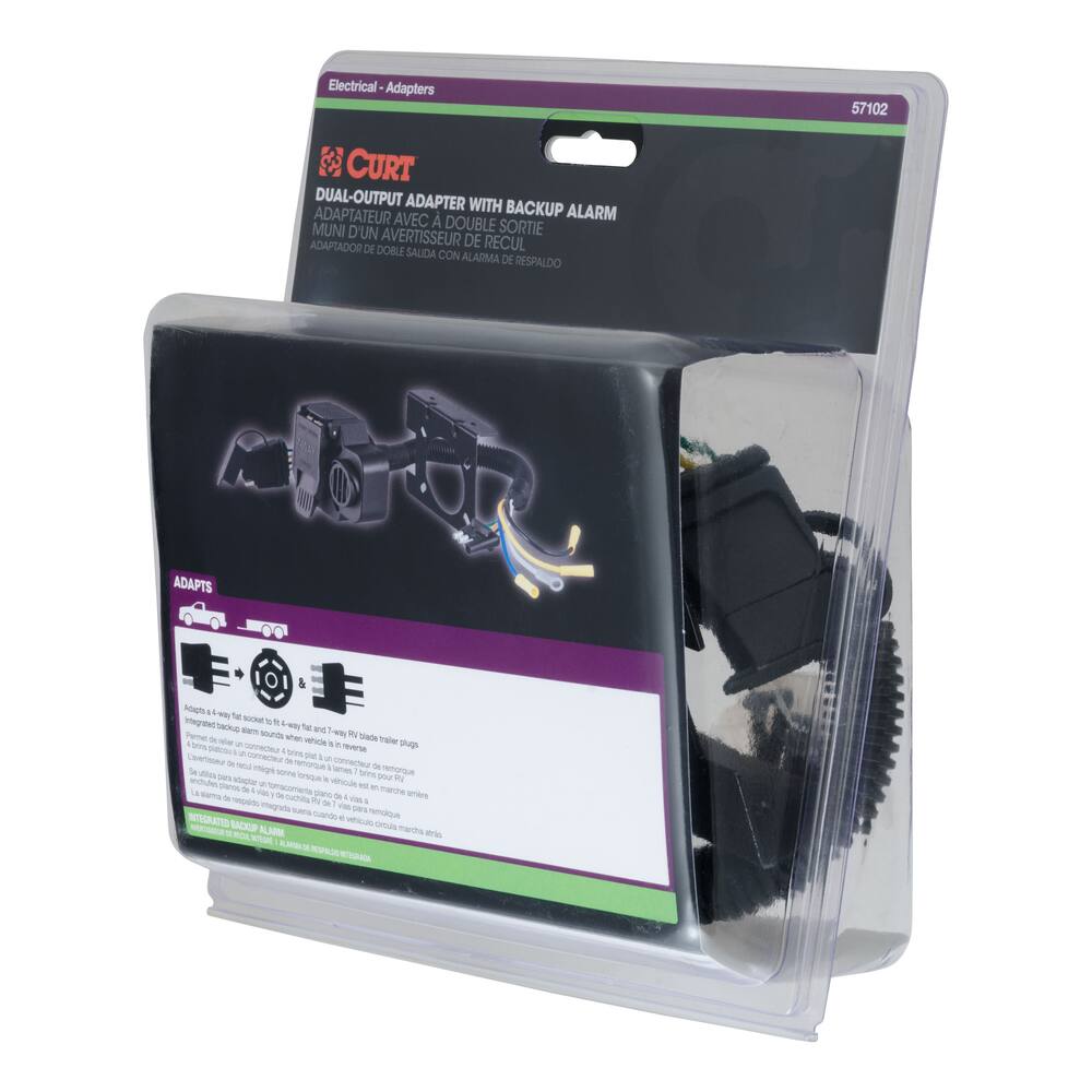 57102 Dual-Output Adapter with Backup Alarm